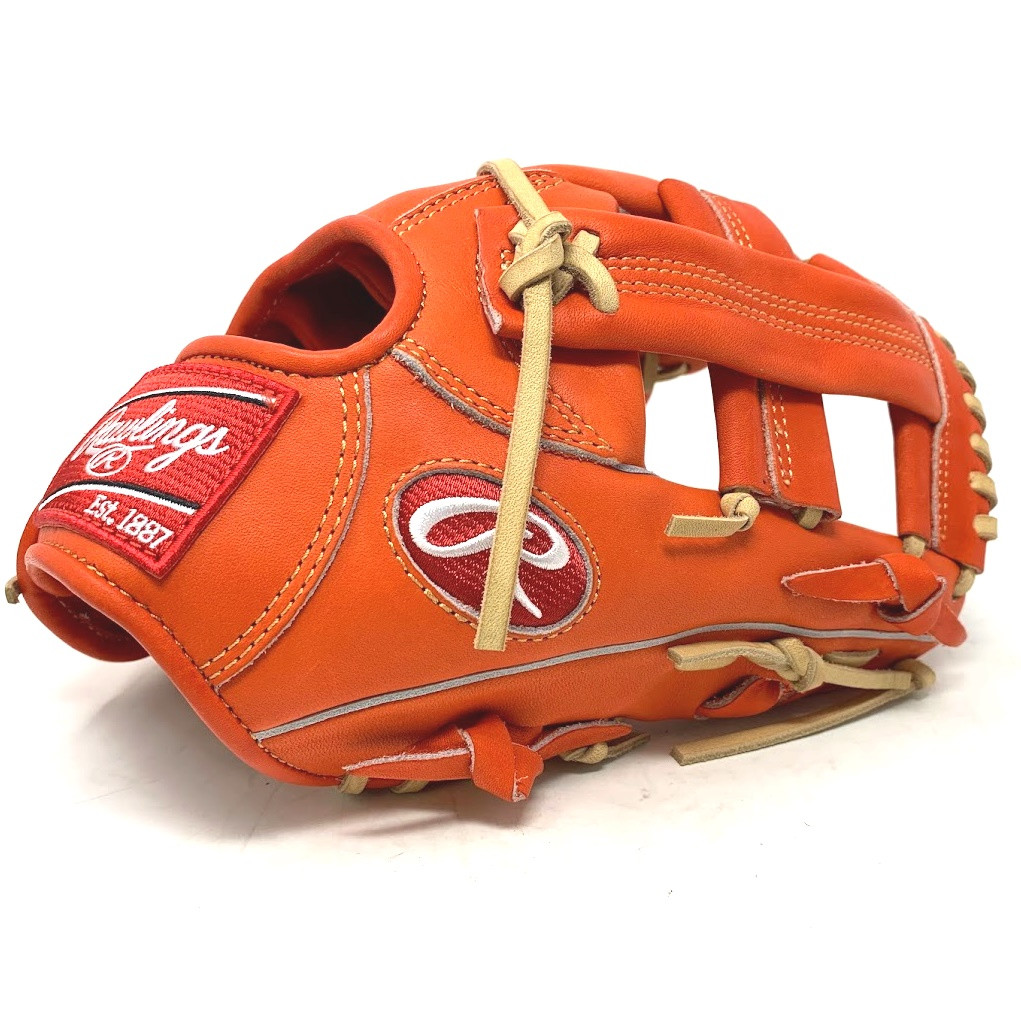 Rawlings Red Orange Heart of the Hide 11.5 Inch TT2 Baseball Glove ...