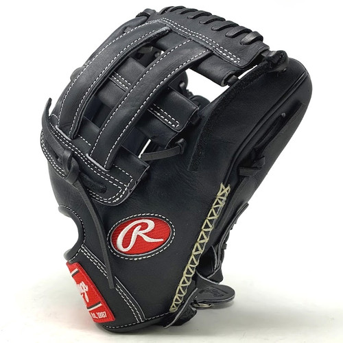 Rawlings Horween Black Heart of the Hide 11.75 Inch H Web Baseball Glove Right Hand Throw ...