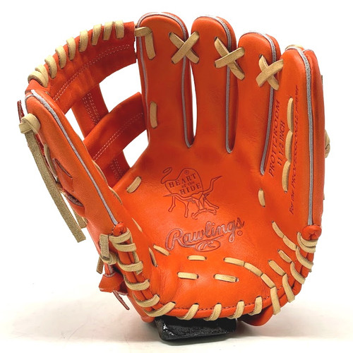 Rawlings Red Orange Heart of the Hide 11.5 Inch TT2 Baseball Glove ...