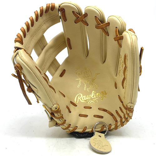 Rawlings Heart of the Hide 11.5 Inch TT2 Single Post Web Camel with Tan Laces Right Hand Throw ...