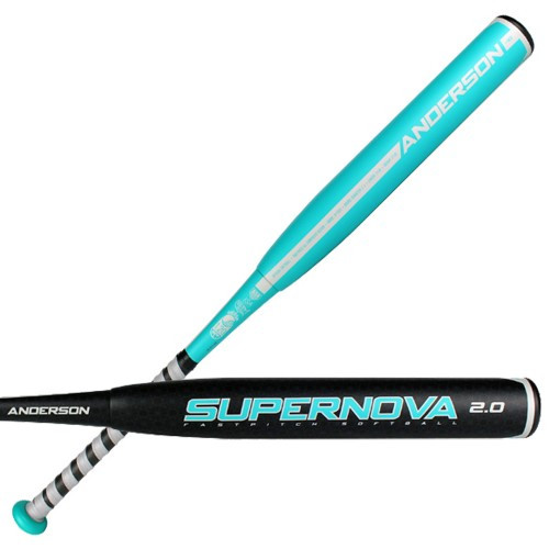 Anderson Bat Company Supernova 2.0 -10 Fast Pitch Softball Bat Black ...