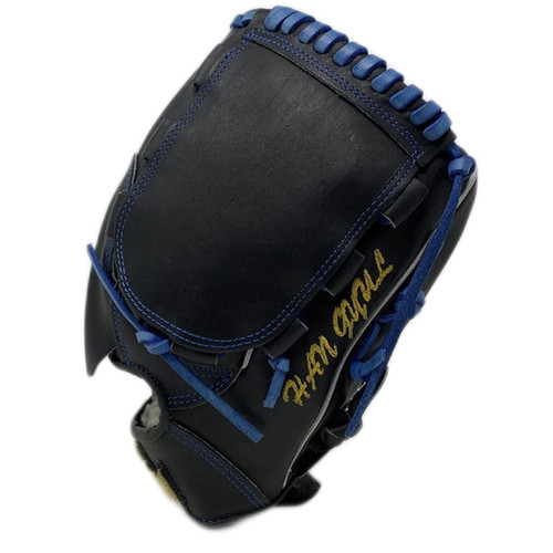 Gloveworks 12 Inch Black Closed Web Pitchers Baseball Glove Right Hand ...