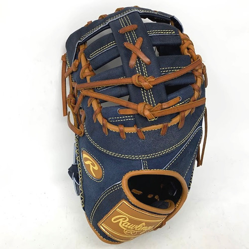 Rawlings Pro Label Denim Baseball Glove 13 Inch DCT First Base Mitt ...