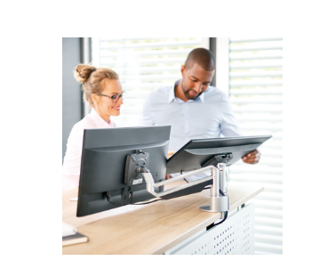 Monitor Arm, CLU Duo for Dual Monitors - HANDYCT