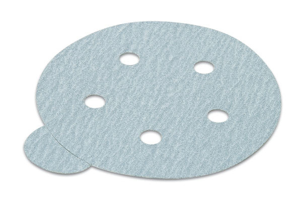PSA disc, 5", 5 holes, silicon carbide, 220 grit, paper with tabs, 100 ...