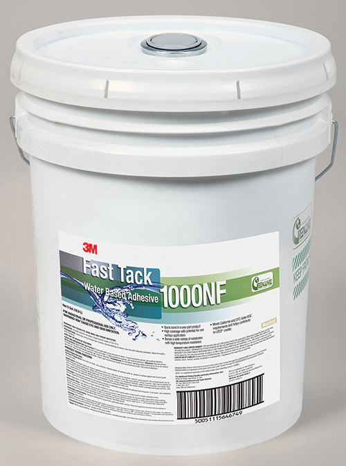 3M Fast Tack Water Based Adhesive 1000NF, Neutral 5 Gallons - HANDYCT