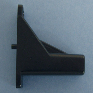 Slide Out Tray Spacer 2-1/2" - 5mm peg, Black, Pkg of 50 - HANDYCT