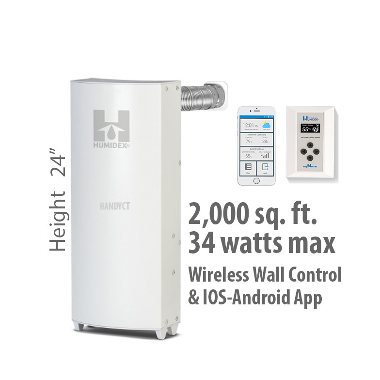 24" High Wireless Unit with Mobile App option + Wireless control - HANDYCT