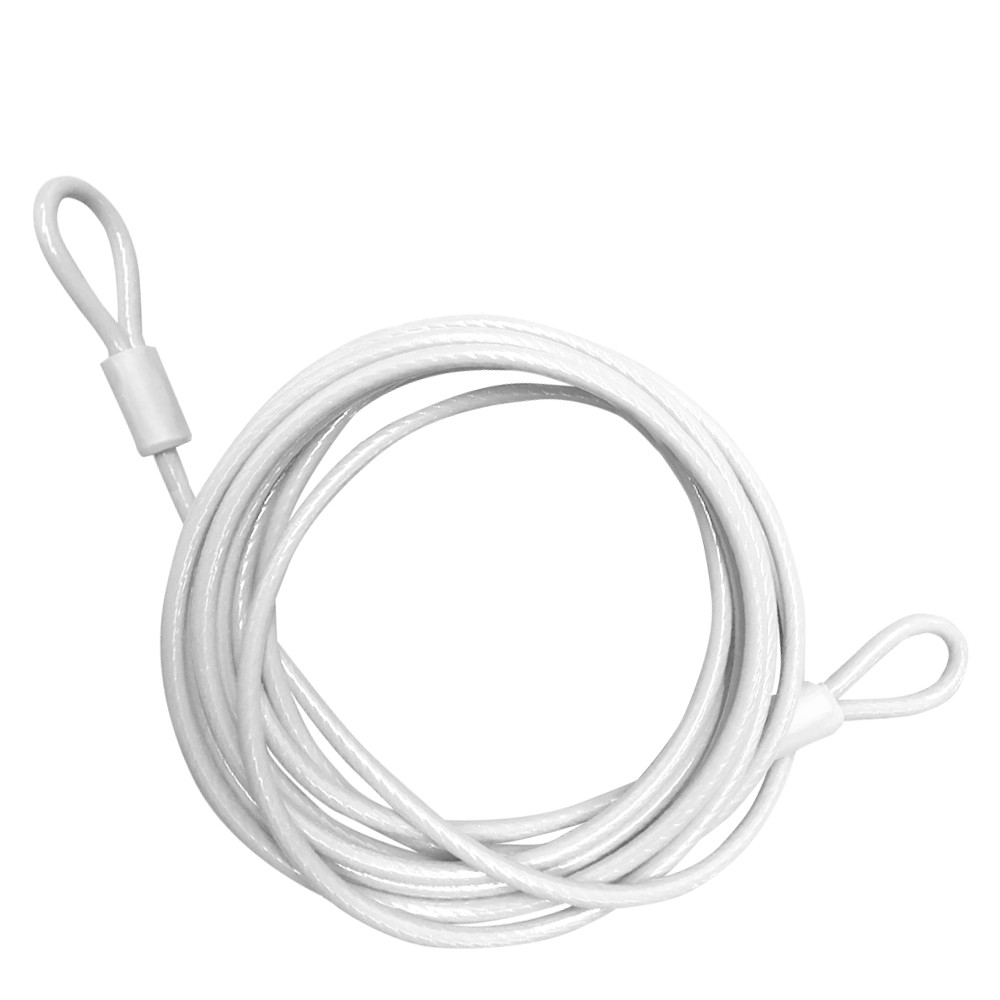 Galvanized Vinyl-Coated Wire Rope, Choose your length and Color