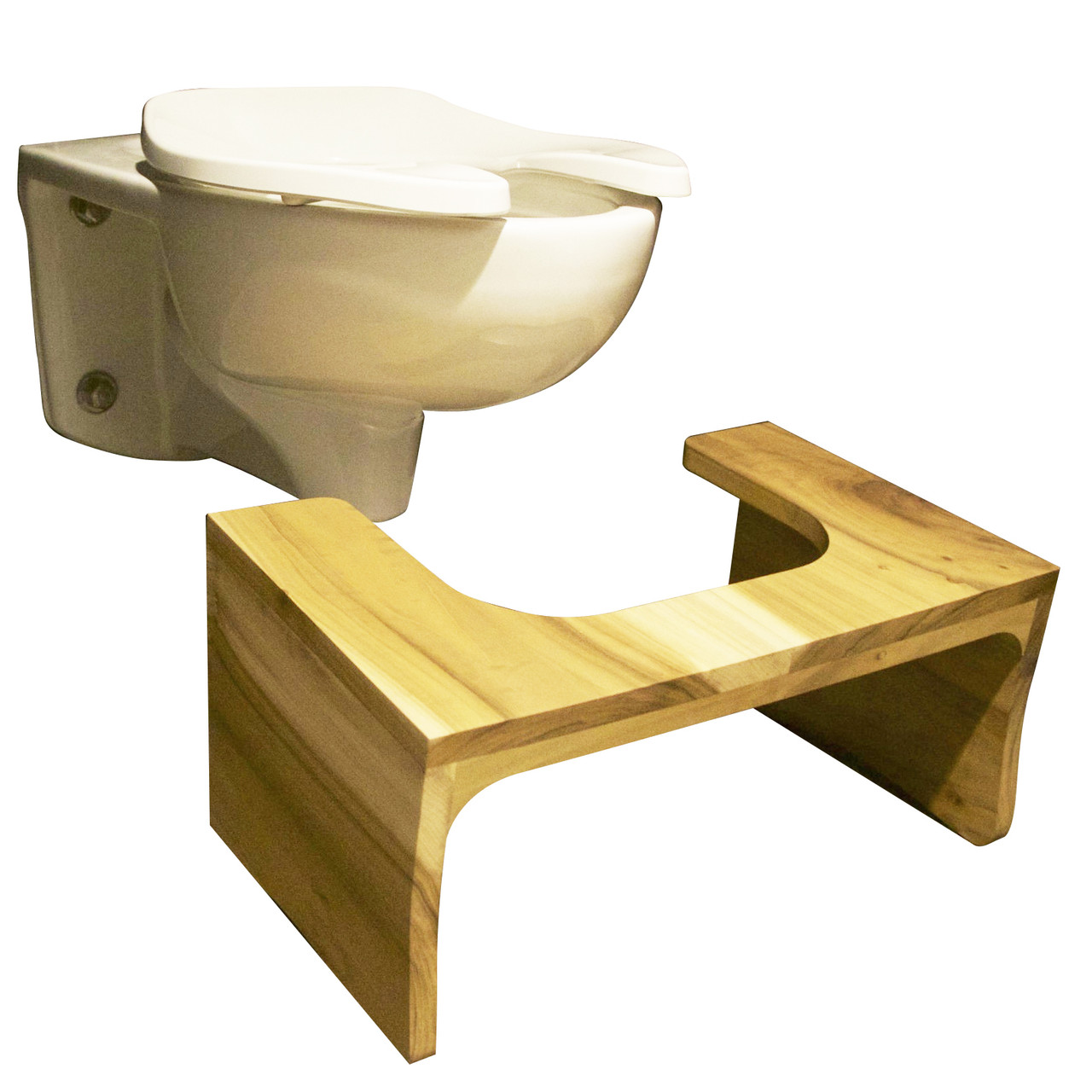 Wooden bathroom Toilet Stool