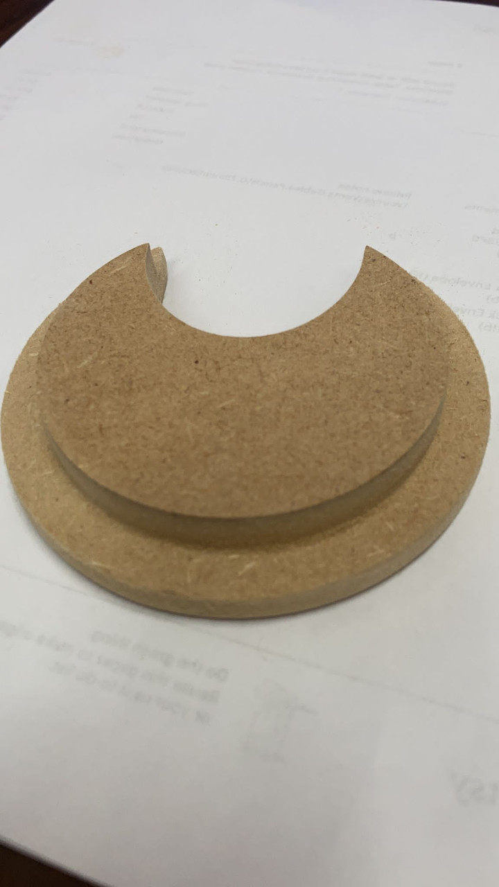 Wooden or Mdf Round Plastic Wire Cord Management Grommet "BABY" Choose ...