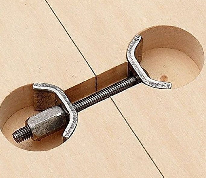 Dog Bone Fasteners, Complete tight joint, One. Countertop fastener ...