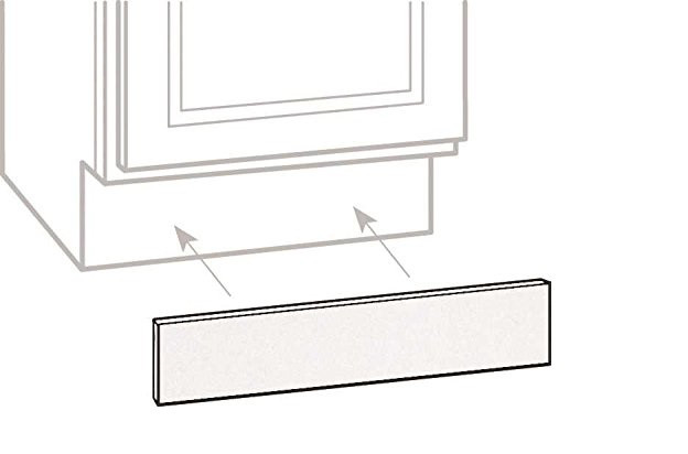 Wooden Cabinet Toe Kick Plate Choose your Thickness and length and ...