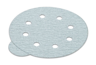 PSA disc, 6", 9 holes, silicon carbide, 80 grit, paper with tabs, 100 ...