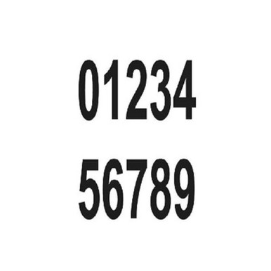 Vinyl Numbers Stickers Self Adhesive Decal Letters Choose your number ...