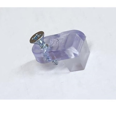 Glass Mirror or Panel Retainer Clip, Plastic, Clear 1/8", 5/16", 3/16 ...