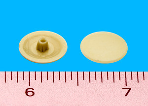 Phillips Screw Cover Cap Almond, Pkg of 100 - HANDYCT