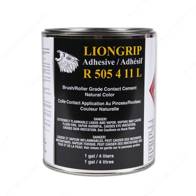 Brush and Roller Contact Adhesive - LIONGRIP R505, Volume 1 gal. - HANDYCT