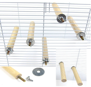 Dowel Bird Perch, 1-Piece Set for Birds Choose Size, Flat Rate shipping ...