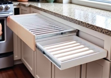Laundry Drying Racks - Drawer Box Triple Slider