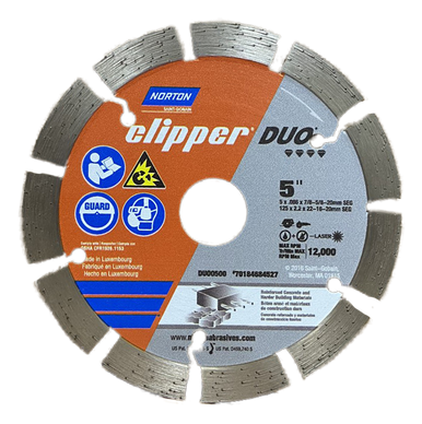 NORTON CLIPPER DUO (5") - Unicon Concrete Specialties