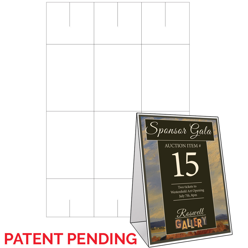 Table Tents - Blanks/USA