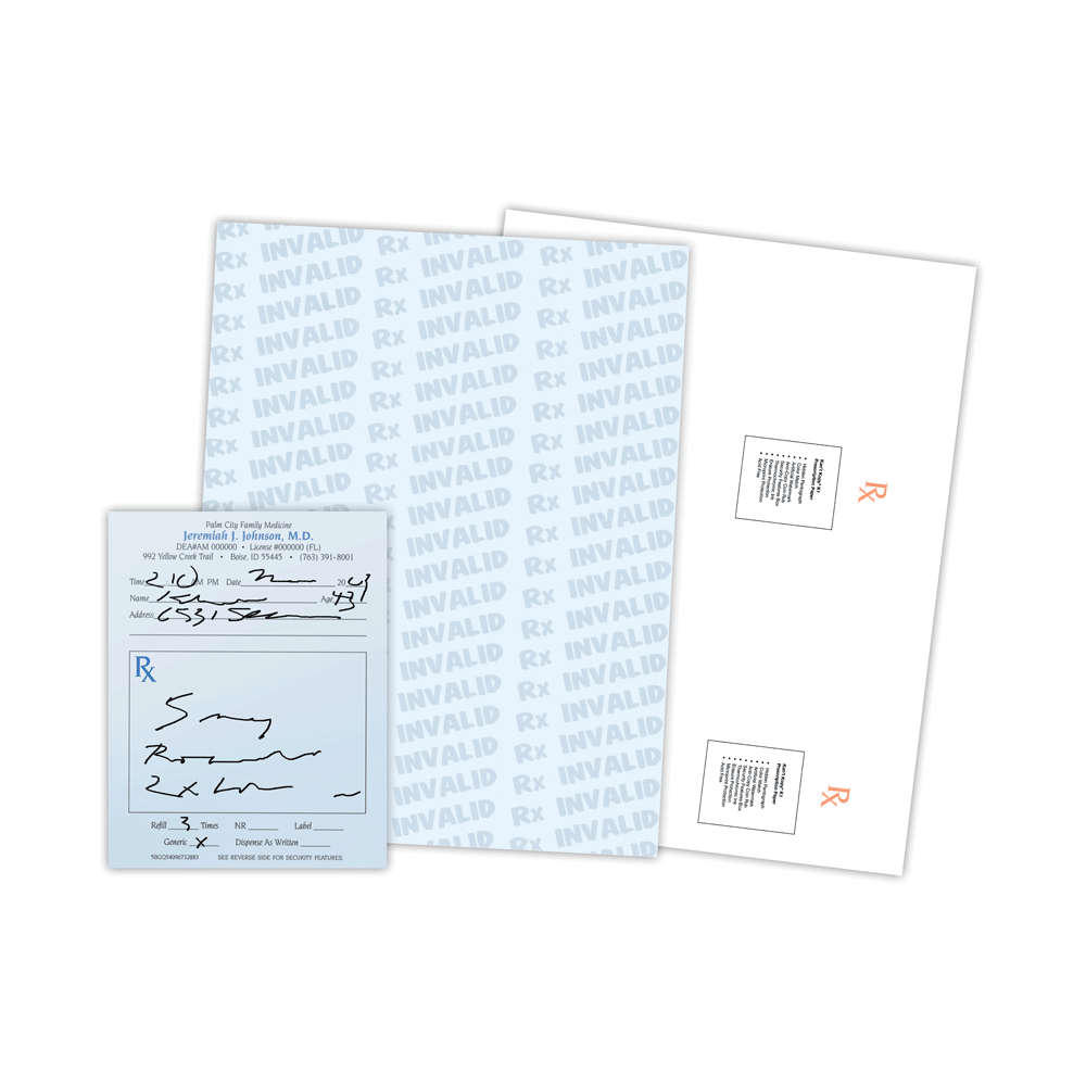 Prescription Paper RX | Kan't Kopy® | Blanks USA
