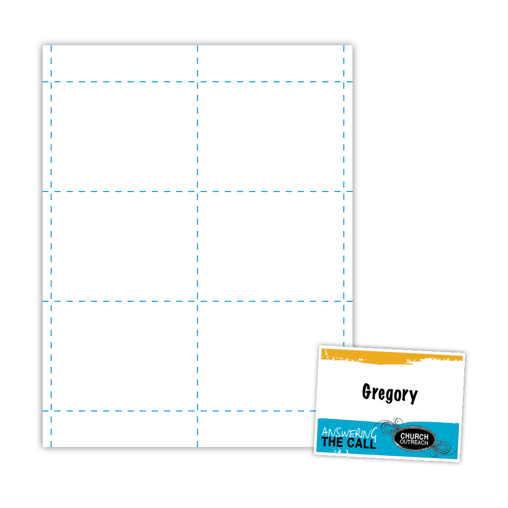 Large Name Badge | LNB6 | Blanks/USA