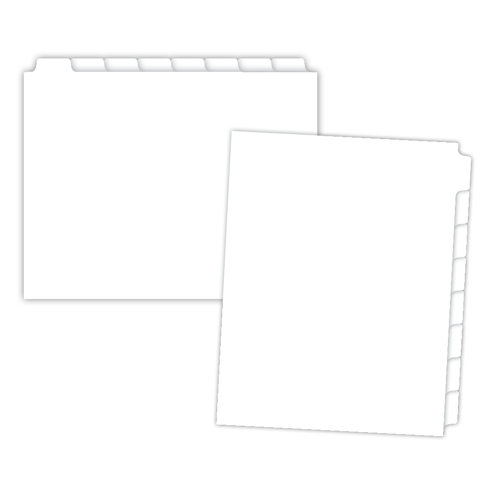 8-Bank Copytabs™ Tab Dividers | CT8 | Blanks/USA
