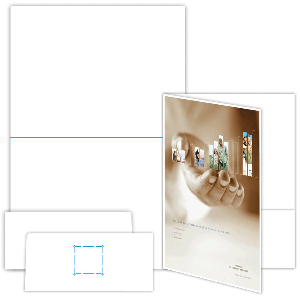 Presentation Folder Kits - Blanks/USA