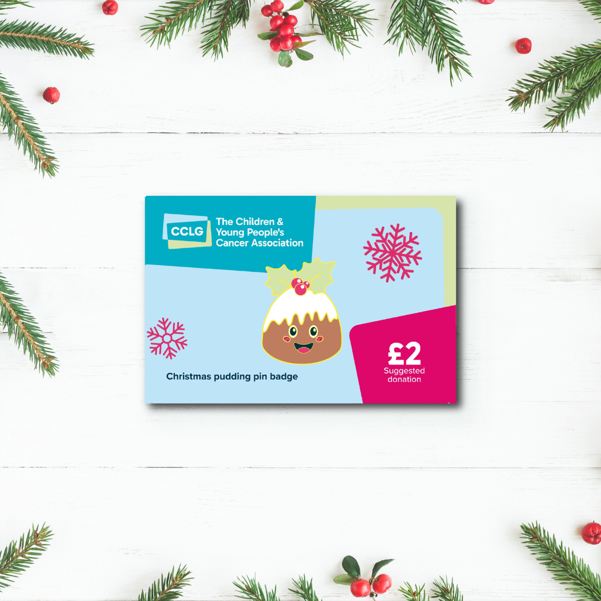 Christmas pudding pin badge - CCLG: The Children & Young People's ...
