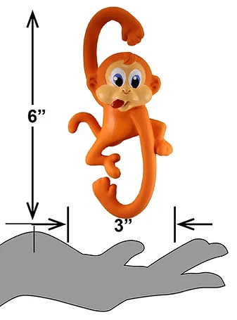 PetSport NaturFlex Monkey Dog Toy - Tiny Tots