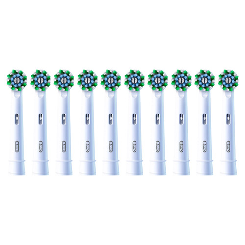 Oral-B CrossAction X-Filament Replacement Brush Heads, 10 Count | Oral-B