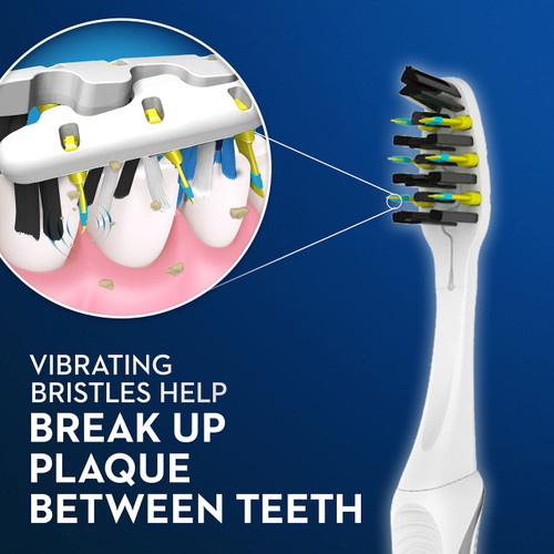 Pulsar Battery Toothbrush with Charcoal Infused Bristles | Oral-B