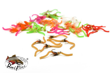 Squirmy Worm Assortment 50 Flies