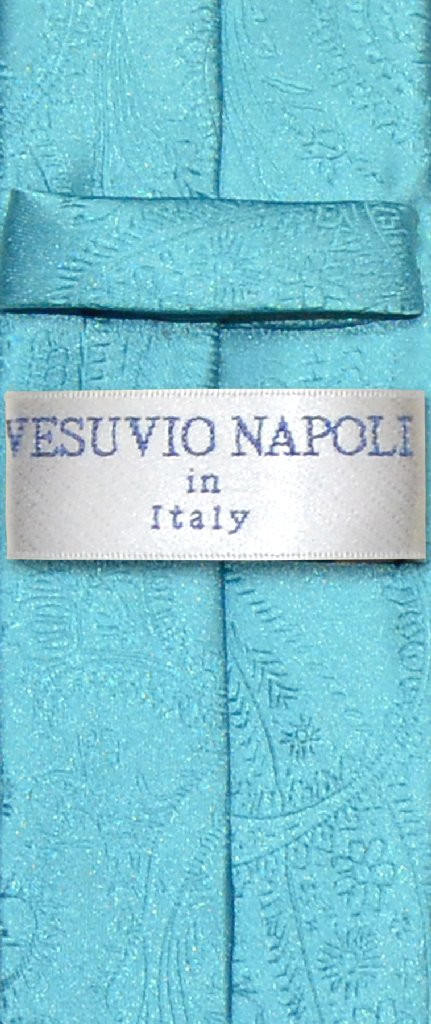 Turquoise Necktie | Mens Narrow Turquoise Blue Necktie