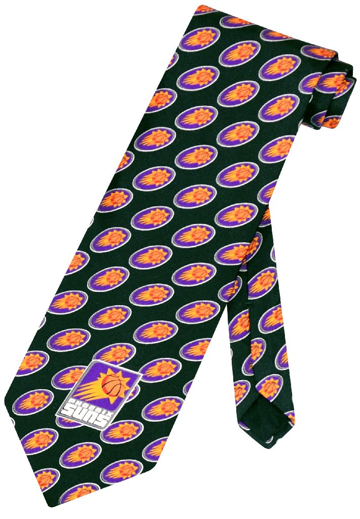 Phoenix Suns NBA Silk Neck Tie | Mens NBA Silk NeckTies
