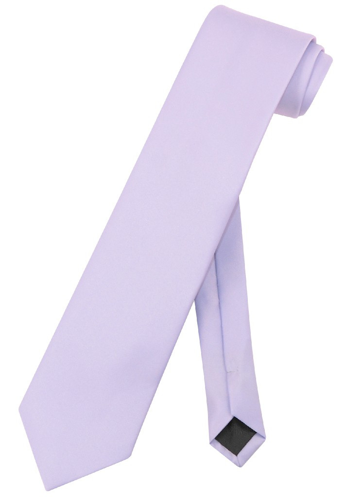 Extra Long Lavender Tie | Solid Lavender Color XL NeckTie