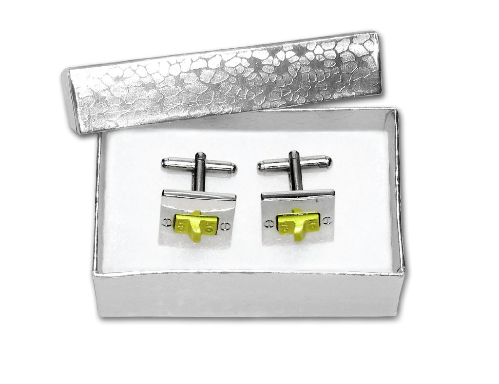 Light Switch Cufflinks | Mens Silver Tone Light Switch Cufflinks
