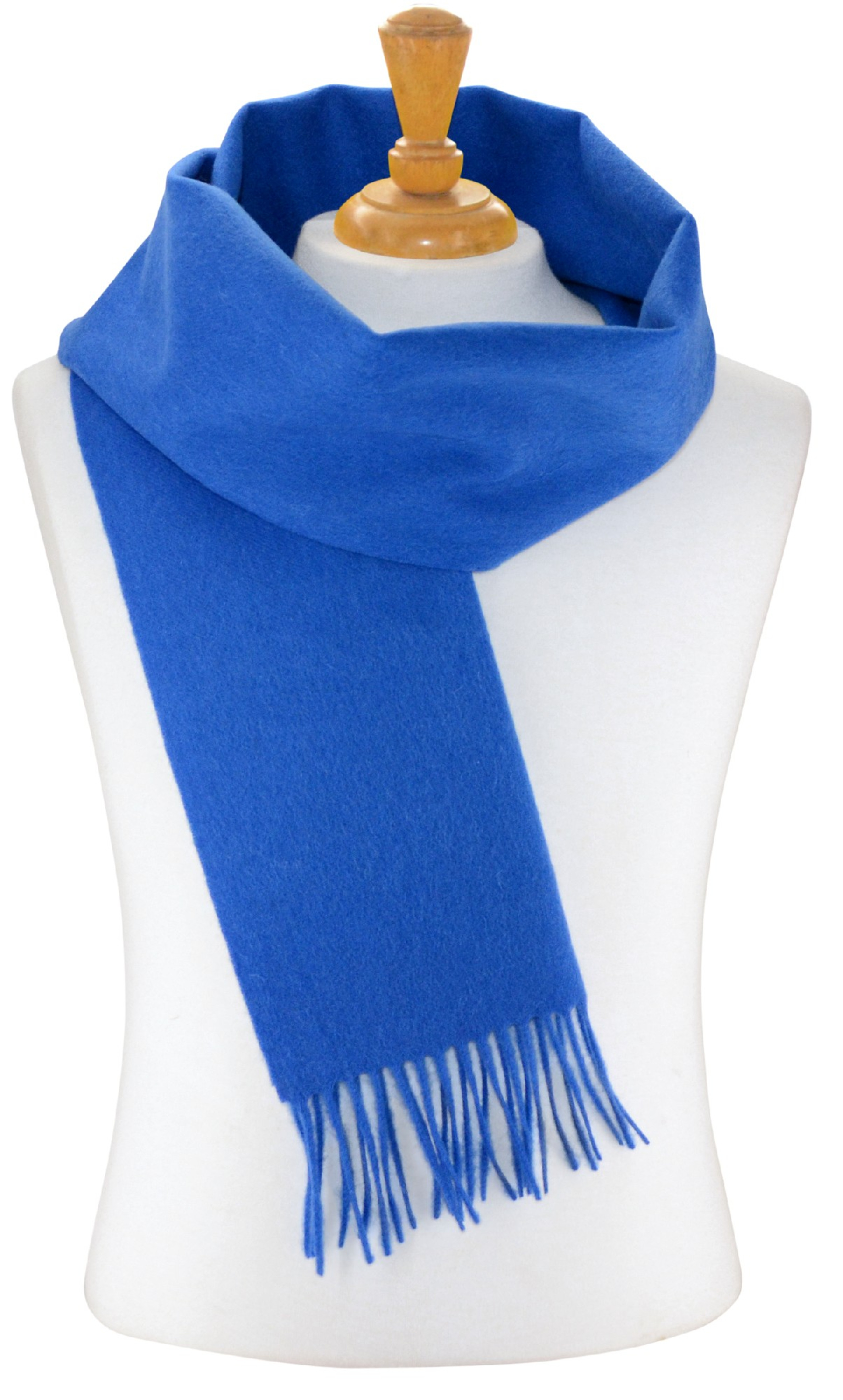 Royal Blue Color Wool Neck Scarf | Biagio 100% Wool Neck Scarve