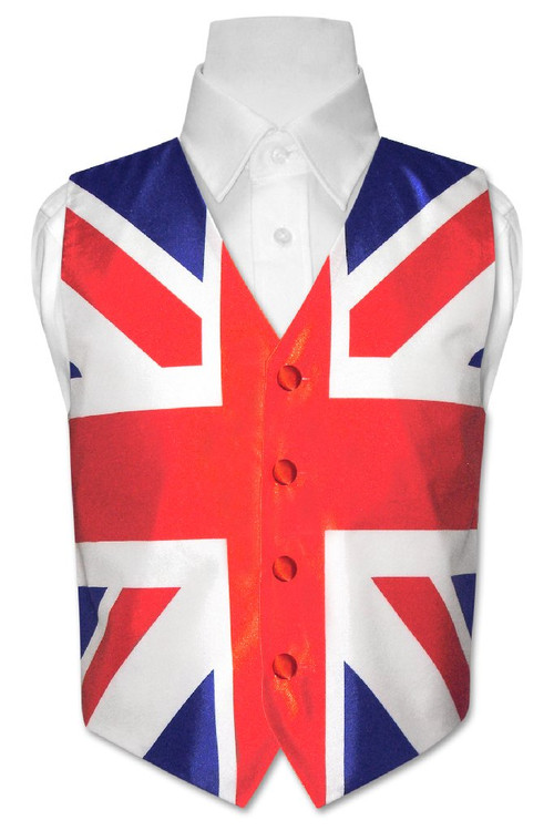 British Flag Vest | Boys British Flag Vest Size 6