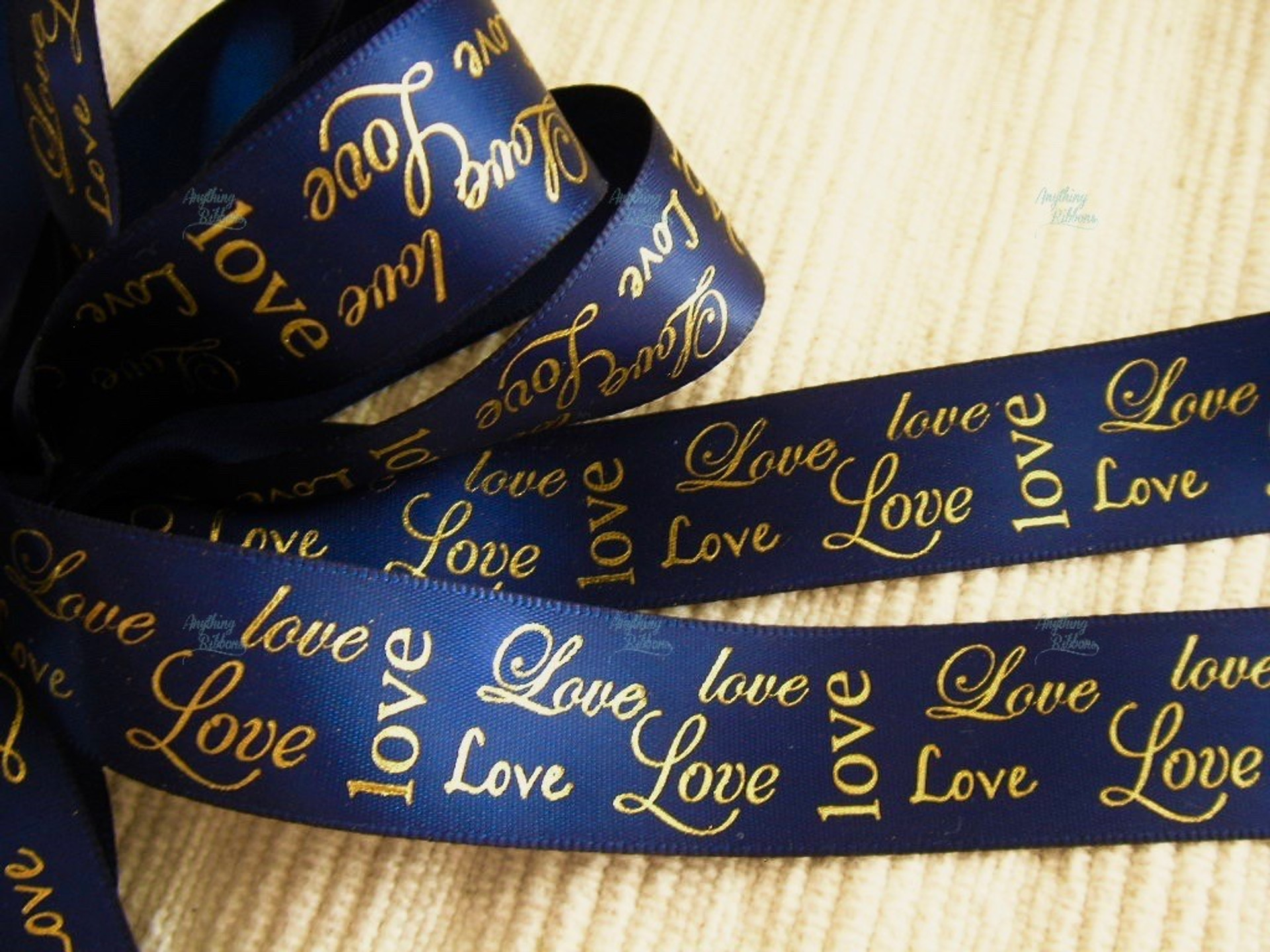 S'mores Wedding Custom 7/8 inch Satin Favor Ribbon