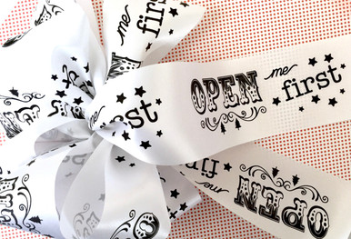 Open me first 2.5 inch ribbon