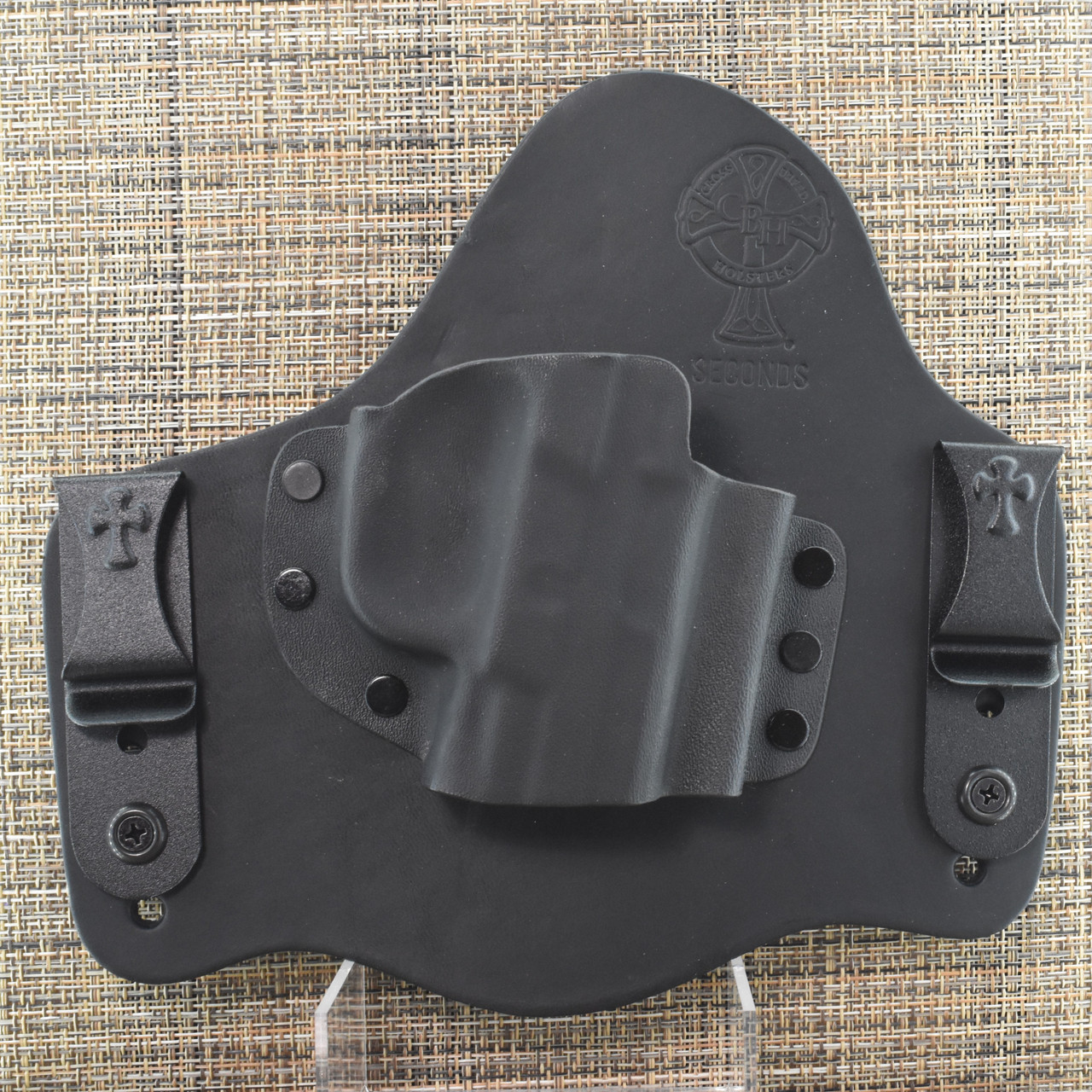 25329 CrossBreed® SuperTuck for FN FNH . Right Hand . Black Cow . Optic ...