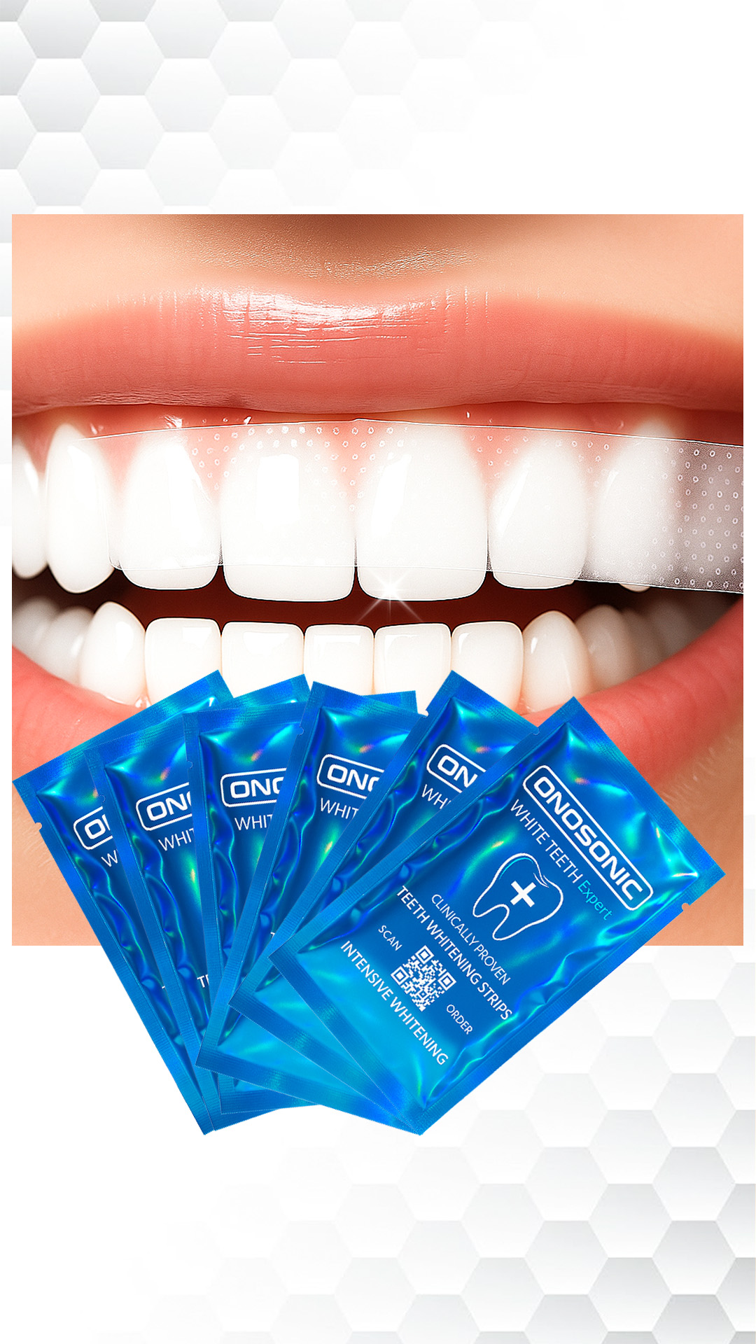 ONOSONIC WHITE TEETH Expert® Whitening Strips – Dubai’s Premium Enamel ...