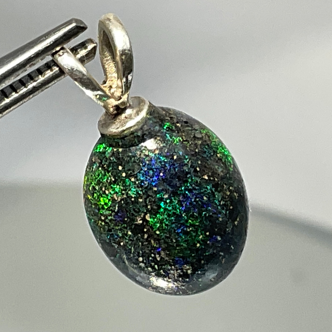 Black Matrix Opal Pendant 7.65 Carat