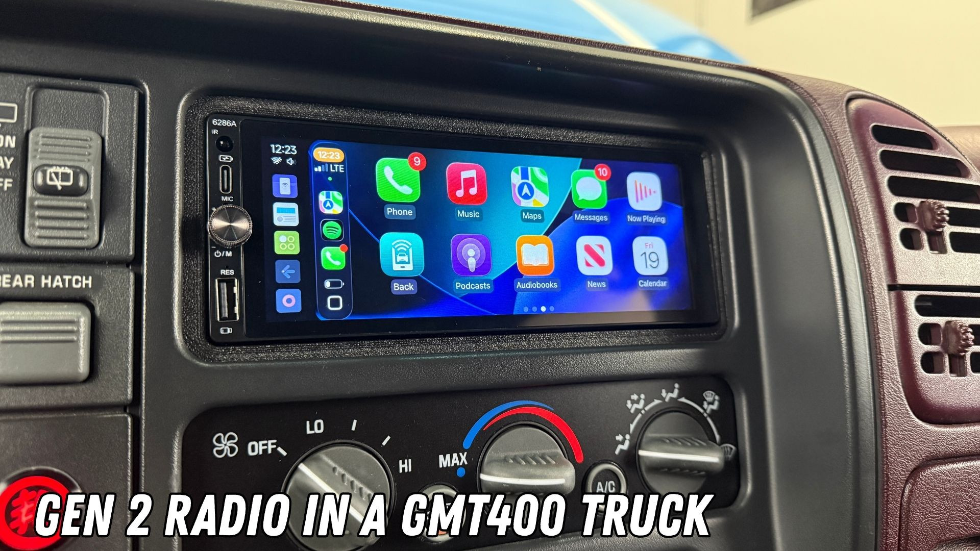 '97-'04 Chevy C5 Corvette Gen 2 1.5 DIN Radio & Adapter