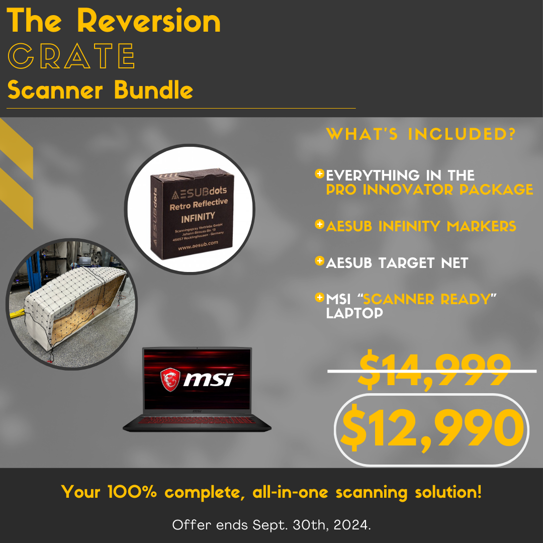 Reversion Raceworks 3D Scanners