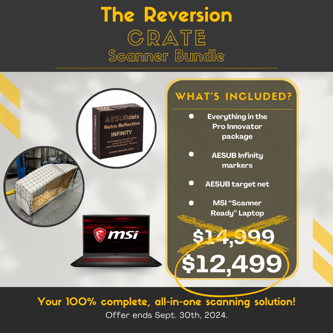 Reversion Raceworks 3D Scanners