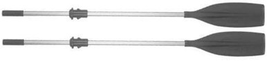 PAIR Aluminium 7 Foot Oars With Collar and soft grip handles
